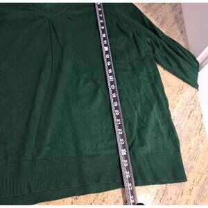 Lane Bryant | Sweaters | Lane Bryant Plus Size 2224 Emerald Green V ...